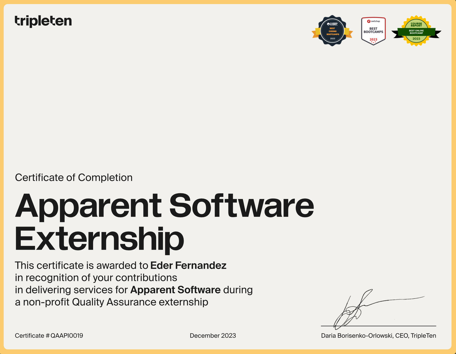 Eder Fernandez Portfolio